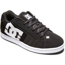 DC Shoes Herren Sneaker "NET", Gr. 42, schwarz-wei&szlig;, Leder, Schuhe