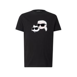K by KARL LAGERFELD Karl Lagerfeld T-Shirt Herren Gr&ouml;&szlig;e XL hellbeige / grau / schwarz / wei&szlig;