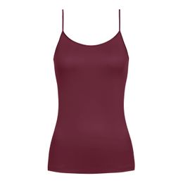 Mey Damen Tr&auml;gertop "SERIE EMOTION"boysenberry, Gr. 44, Feinripp, Obermaterial: 50% Viskose, 46% Polyamid, 4% Elasthan, Tops, ohne auftragende