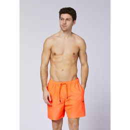 Chiemsee Herren Badeshortsshocking orange, Gr. S, 100% Polyester, Badehosen