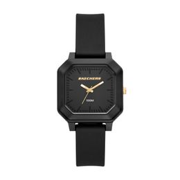 Skechers Herren Quarzuhr "Rosencrans Square"schwarz, goldfarben, Armbanduhren, Armbanduhr, Damenuhr, Herrenuhr, Silikonarmband, analog