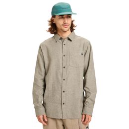 Quiksilver Herren Langarmhemd "Motherfly Heather"braun, Gr. XS, Obermaterial: 100% Walkfrottier;, Hemden