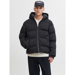 Jack & Jones JACK & JONES Herren Steppjacke "JJKAITO PUFFER JACKET BF"schwarz, Gr. XXL, unifarben, Web, Obermaterial: 100% Polyester, Jacken