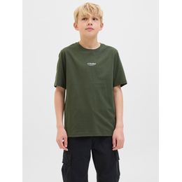 Jack & Jones Jungen T-Shirt "JJESOHO TEE SS CREW NECK NOOS JNR", bunt, Gr. 152, JACK & JONES JUNIOR, bedruckt, Single Jersey, Obermaterial: 100% Baumwolle, Shirts