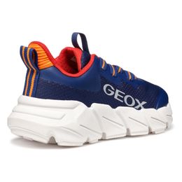 Geox M&auml;dchen Sneaker "J FLEXYPER FAST BOY", Gr. 33, blau, Synthetik, Textil, Schuhe, Chunky Sneaker, Laufschuh, Sportschuh mit praktischem Gummizug