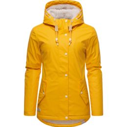 Ragwear Damen Regenjacke "Marge", gelb, Gr. XL, Obermaterial: 100% Polyester, Futter: 100% Polyester, Wattierung: 100% Polyester, Jacken, warm