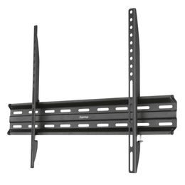Hama TV-Wandhalterung "TV-Halterung flach, starr, 81 - 191 cm (32"-75"), 43", 50", 55", 65"", schwarz, Ger&auml;tehalterungen