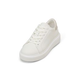 Marc O'Polo MARC O'POLO Damen Sneaker "aus edlem Rindleder", Gr. 40, wei&szlig;, Obermaterial: 100% Leder, unifarben, Schuhe