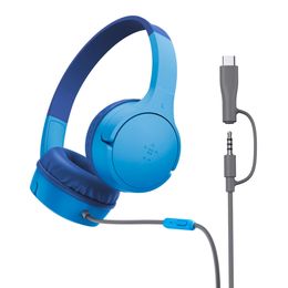 Belkin On-Ear-Kopfh&ouml;rer "SoundForm Mini", B:15cm H:7cm T:17cmblau, Kopfh&ouml;rer