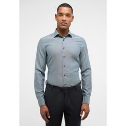 Eterna Herren Langarmhemd "SLIM FIT"salbeigr&uuml;n, Gr. 42, 100% cotton, Hemden, NON IRON (b&uuml;gelfrei)