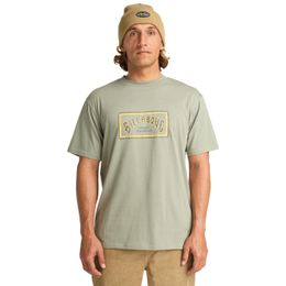 Billabong Herren T-Shirt "Arch Frame", gr&uuml;n, Gr. S, Obermaterial: 100% Walkfrottier;, Shirts