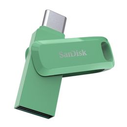 Sandisk USB-Stick "Ultra Dual USB Flash Drive Go, USB-C", 64 GB, gr&uuml;n, USB-Sticks