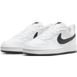 Nike Sportswear M&auml;dchen Sneaker "Nike Court Borough Low Recraft", Gr. 40, wei&szlig;, Synthetik, Textil, Schuhe, Design auf den Spuren des Air Force 1 f&uuml;r