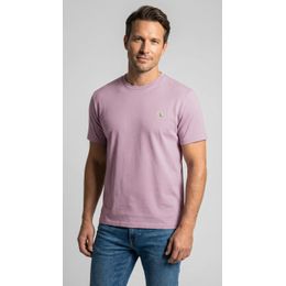 Herren T-Shirt "SS BADGE 30S JERSEY CLASSIC TEE"orchid haze, Gr. L, Calvin Klein Jeans, unifarben, Single Jersey, Obermaterial: 100% Baumwolle,