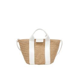 Marc O'Polo MARC O'POLO Damen Shopper "aus hochwertiger Jute", wei&szlig;, Jute, unifarben, Taschen