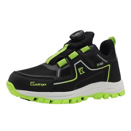 Kastinger Kinder Outdoorschuh "FSK-PREINER LOW XT KTX", Gr. 29jet schwarz, lime, Synthetik, Schuhe