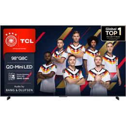 TCL Mini-LED-Fernseher "98Q8CX7", 98, schwarz, Fernseher, Audio von Bang & Olufsen, Smart TV, Apple TV, 144Hz, 4K, Dolby Vision