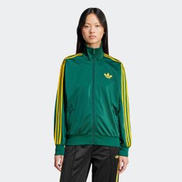 Damen Trainingsjacke "FIREBIRD TT"collegiate gr&uuml;n, crew gelb, Gr. S, adidas originals, Obermaterial: 100% Polyester, Jacken