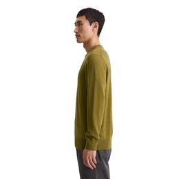 Marc O'Polo MARC O'POLO Herren Rundhalspullover "aus softem Bio-Bauwoll-Schurwoll-Mix", gr&uuml;n, Gr. XXXL, unifarben, Obermaterial: 54% Baumwolle, 29% Schurwolle,