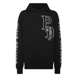 Philipp Plein Herren Sweatshirt "Gothic Plein"02, schwarz, Gr. L, Obermaterial: 100% Baumwolle, 100% Polyester, Sweatshirts