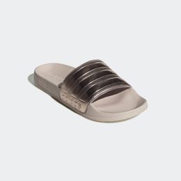 Damen Badesandale "SHOWER ADILETTE", adidas Sportswear, Gr. 38champagne metallic, champagne metallic, putty mauve, Synthetik, Schuhe, Badelatschen