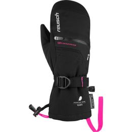 Reusch M&auml;dchen F&auml;ustlinge "Lando R-TEX XT Junior Mitten", pink, Gr. 4, mehrfarbig, 80% Polyester, 10% Lederimitat, Handschuhe, mit h&ouml;chster W&auml;rmestufe