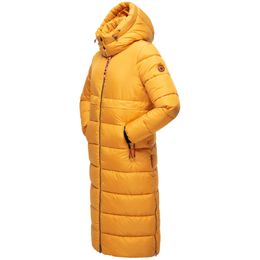 Navahoo Damen Steppmantel "Kristallblume", gelb, Gr. M, Obermaterial: 100% Polyester. Futter: 100% Polyester. Wattierung: 100% Polyester, M&auml;ntel,