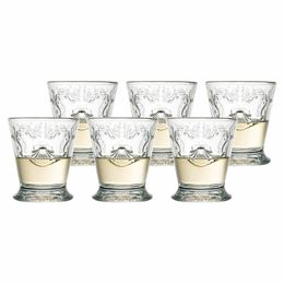 Glas "Wassergl&auml;ser Versailles 250 ml 6er Set transparent", 6 tlg., bunt, LA ROCH&Egrave;RE FRANCE, Trinkgef&auml;&szlig;e