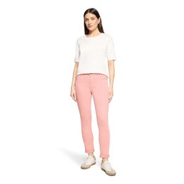 Slim-fit-Jeans Betty Barclay "Damen mit Waschung", Damen, Gr. 36, Normalgr&ouml;&szlig;en, pink dolphin, Obermaterial: 56% Baumwolle, 30% Viskose, 12% Polyester, 2% Elasthan, Basic, slim fit, Jeans Slim-fit-Jeans