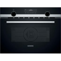 Siemens Backofen mit Mikrowelle "CM585AGS1", B:59,4cm H:45,4cm T:57cm, grau, Back&ouml;fen