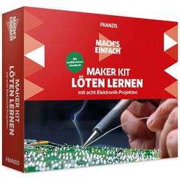Franzis Kinder Experimentierkasten "MakerKit L&ouml;ten lernen", bunt, Experimentierk&auml;sten