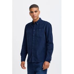 Blend Herren Langarmhemd "BHShirt"marineblaus, Gr. XXL, Web, 100% Baumwolle, Hemden, L&auml;ssiges Cordhemd mit Brusttasche