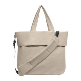Luhta Damen Handtasche "OHVANA"cement, Obermaterial: 100% Polyamid, Taschen, sportlicher Stil, mit abnehmbarem und verstellbarem Schulterriemen