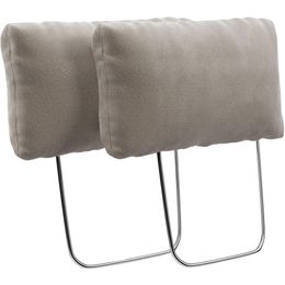 Sit & More Kopfst&uuml;tze SIT & MORE, B:50cm H:25cm T:12cm, grau, 100% Polyester, Polsterauflagen, "Soul"