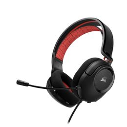 Corsair Gaming-Headset "HS35 v2 Multiplatform", B:18,4cm H:8,1cm T:22cm, rot, Kopfh&ouml;rer