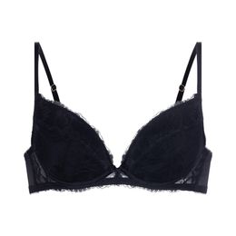 Dorina Damen B&uuml;gel-BH "Perfect Lace", Gr. 90schwarz, Obermaterial: 90% Nylon, 10% Elasthan, BHs, mit B&uuml;gel, verstellbare Tr&auml;ger, mit Spitze, bequem,