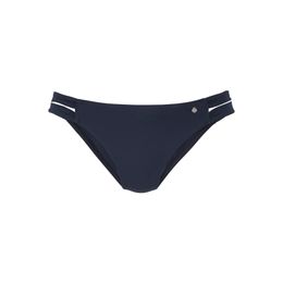 s.Oliver Damen Bikini-Hose "Spain", blau, Gr. 32, unifarben, Microfaser, Microfaser, Badehosen, mit Seitenb&auml;ndern