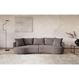 Loungesofa COTTA, B:296cm T:114cmgrau, 94% POLYESTER (PES) 6% POLYAMID(PA), Sofas, "Sana-Loungesofa"