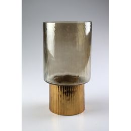 AM Design Kerzenhalter "aus Metall", B/H/T: 18cm x 29cmgold, Kerzenhalter, BxH: 18x29 cm