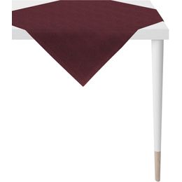 Mitteldecke Apelt, B:85cm L:85cm, rot, Polyester, Viskose, Tischdecken, "1104 Loft Style, Jacquard"