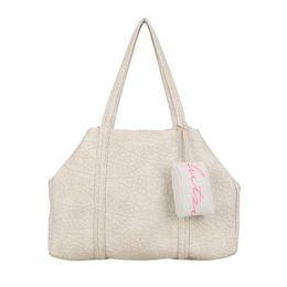 Herren Henkeltasche "Ella Shopper", Fritzi aus Preussenbeige, Polyurethan (PU), unifarben, Taschen, mit ger&auml;umigem Hauptfach