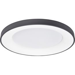 NOVA LUCE LED Deckenleuchte "RANDO THIN", 1, &Oslash; 60cm, 1 Stk., schwarz, Wohnzimmer, Leuchten