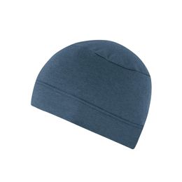 TRIGEMA Jungen Strickm&uuml;tze "TRIGEMA Soft-Cap", blau, Baumwollmischung, M&uuml;tzen