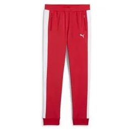 Sporthose Puma "T7 ALWAYS ON Trainingshose Jungen", M&auml;dchen, Gr. 152, Normalgr&ouml;&szlig;en, rot (for all time rot), Obermaterial: 100% Polyester. Rippe: 2% Elasthan, 98% Polyester, unifarben, regular fit, Hosen Sporthose