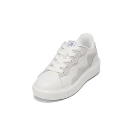 Marc O'Polo MARC O'POLO Damen Sneaker "aus edlem Rindleder", Gr. 41wei&szlig;, salty wei&szlig;, Obermaterial: 80% Leder (Rind), 20% Polyamid, unifarben, Schuhe