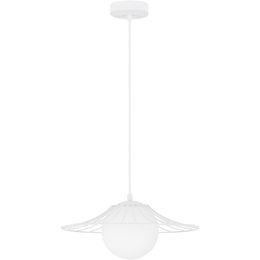 NOVA LUCE H&auml;ngeleuchten "FLY", 1, &Oslash; 36cm H: 115cm, 1 Stk., wei&szlig;, Esszimmer, Leuchten, Ohne Beleuchtung