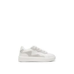 Marc O'Polo MARC O'POLO Damen Sneaker "aus edlem Rindleder", Gr. 41, wei&szlig;, Obermaterial: 80% Leder (Rind), 20% Polyamid, unifarben, Schuhe