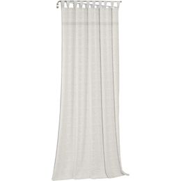 Vorhang WIRTH, B:150cm H:275cm, wei&szlig;, Baumwolle, Leinen, Modal, Wohnzimmer, Gardinen, "Wiessee", nach Ma&szlig;