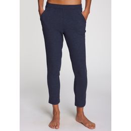 s.Oliver Damen Pyjamahose, Gr. 44dunkelblau, meliert, Rippstrick, Obermaterial: 92% Viskose, 8% Elasthan, meliert, Hosen, aus weicher Rippqualit&auml;t