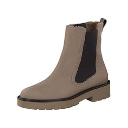 Paul Green Damen Stiefelette "Paul Green Stiefelette Nubukleder/Textil", Gr. 37,5, braun, Nubukleder, Textil, Schuhe